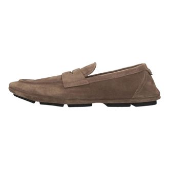 Dolce & Gabbana DG Driver Wildleder-Loafer - - Shoes - Herren - Braun - 42 EU
