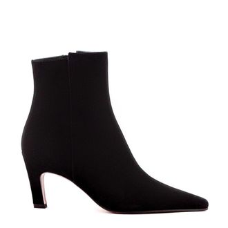 Roberto Festa Milano Schwarze Wildleder Stiefeletten mit Spitzer Zehenpartie - - Shoes - Damen - Schwarzk - 40 EU