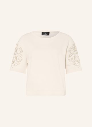 Monari Monari Sweatshirt Mit Schmuckperlen beige