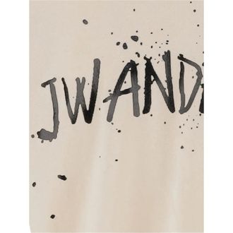 J.W.Anderson Logo Print T-Shirt - Beige