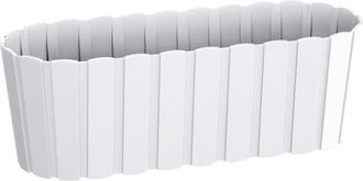 Prosperplast Jardinera f&uuml;r Balc&oacute;n Boardee Basic 7,9l., Abmessungen (MM) 587x144x130, Wei&szlig;e Farbe