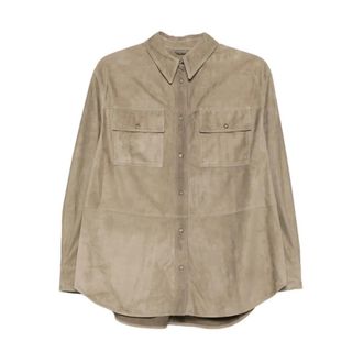 Brunello Cucinelli Camicia M/L - - Blouses & Shirts - Damen - Beige - M
