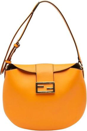 Fendi Sac bandouli&egrave;re en cuir pr&eacute;-poss&eacute;d&eacute; - Femme - Pre-owned - Orange - Taille: ONE Size