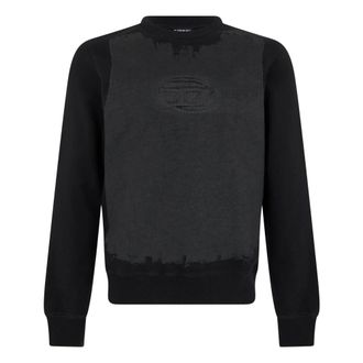 Diesel SweaT-shirt &agrave; col rond - Homme - Sweatshirts et sweats &agrave; capuche - Noir - Taille: S