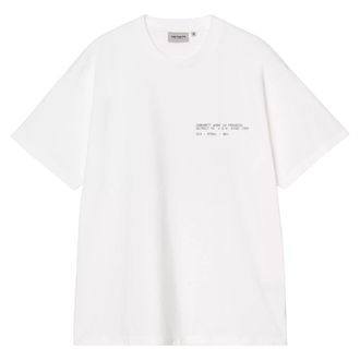 Carhartt Work in Progress S/S Feather Progress T-Shirt - - Tops - Herren - Wei&szlig; - XL