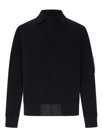 sacai Poloshirt - Schwarz