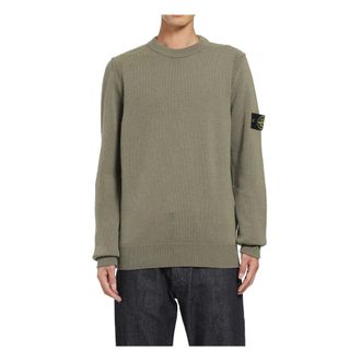Stone Island Homme, Pulls, Gris, Taille: 2XL Pull en laine dagneau