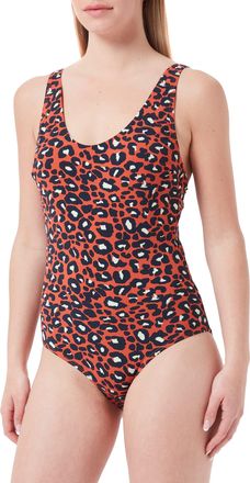 Short Stories Damen Swimsuit Kleid, hot red, 38