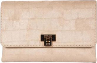 Elisabetta Franchi Femme, Accessoires, Jaune, Taille: ONE Size Pochette en daim