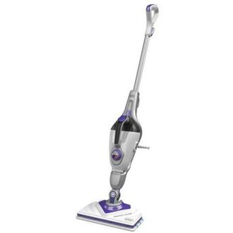 Black+Decker BHSM1615DSM Dampfreiniger Aufrechter Dampfreiniger 0,5 l 1600 W Violett, Wei&szlig;