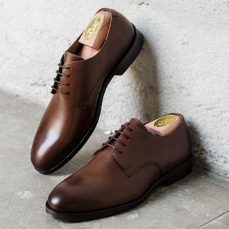 Bexley Dover II Patin - Derbies homme ch&acirc;taigne patin&eacute;