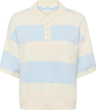 Gestuz Femme, Tops, Bleu, Taille: 44 FR GZmaia SS Polo Pullover