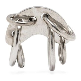 Panconesi unisex, Accessoires, Gris, Taille: ONE Size Pierced Armor Earrings