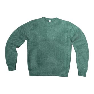 Aspesi Aspesi Mohair Pullover in Jade Green mit Mohair - Homme - Pulls - Vert - Taille: L