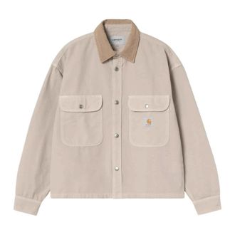 Carhartt Work in Progress Homme, Vestes, Beige, Taille: L Prescott Shirt Jacket
