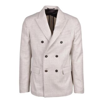 Slowear Doppelreihiger Blazer - - Jackets - Herren - Beige - M