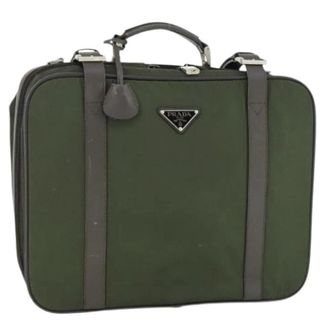 Prada Pre-owned Nylon Handtasche - - Pre-owned - Damen - Gr&uuml;n - ONE SIZE
