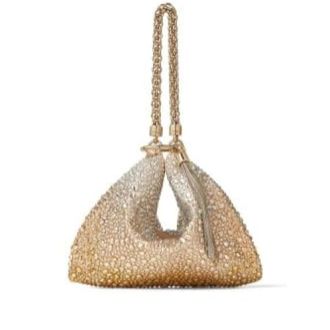 Jimmy Choo London Callie Kristall-verzierte Clutch - - Bags - Damen - Gelb - ONE SIZE