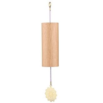 Generic Carillon &eacute;olien de m&eacute;ditation chakra en bambou naturel pour jardin, terrasse, d&eacute;coration de la maison, relaxation zen, cadeau d&eacute;quilibre &eacute;nerg&eacute;tique