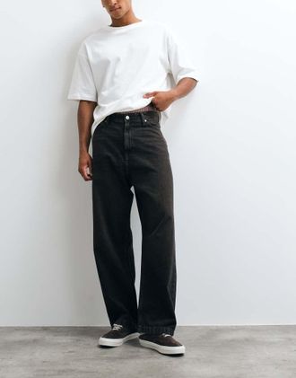 Jack & Jones Ron jean skater d&eacute;lav&eacute; marron