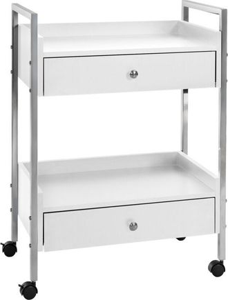 Clp Chariot &agrave; ustensiles de luxe Blanc
