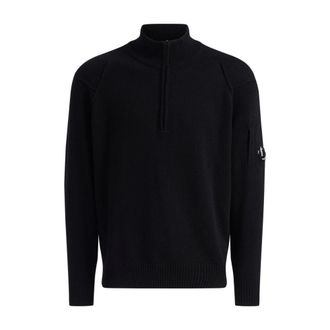 C.P. Company Half-Zip Rollkragenpullover - - Knitwear - Herren - Schwarzk - M