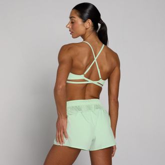 MyProtein Brassi&egrave;re de sport ajustable dos crois&eacute; Tempo MP femme - Citron vert clair - XS