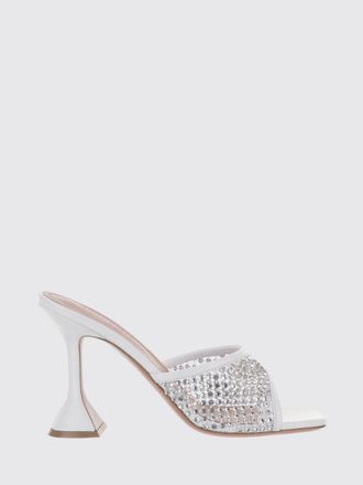 Amina Muaddi Sandalen Mit Absatz Damen Farbe Wei&szlig;