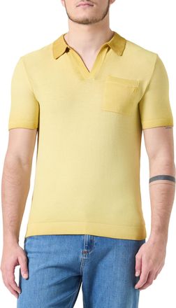Replay Herren UK4704 Polo-Pullover, 645 Tuscany Yellow, XX-Large