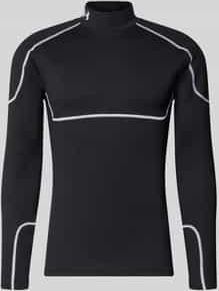 Under Armour Funktionsshirt mit Stehkragen und Label-Stitching