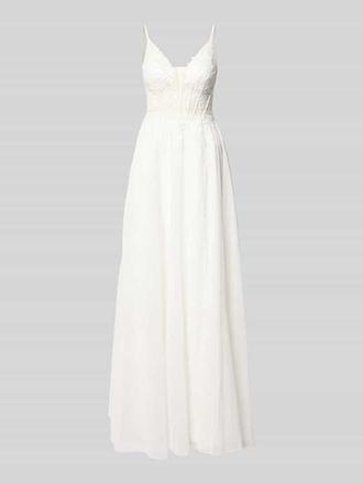 Luxuar Fashion Brautkleid aus Chiffon mit Stitchings und Gehschlitz