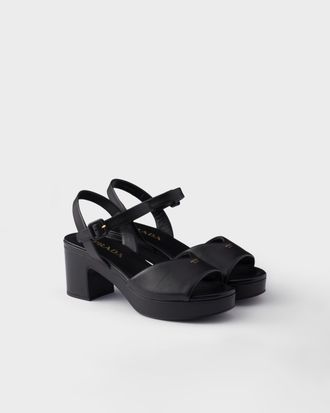 Prada Sandalen aus gepolstertem Nappa-Leder