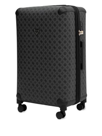 Guess Co valise &agrave; motif monogramm&eacute; - Gris