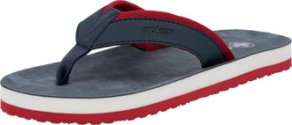 Rieker Herren 20151 Zehentrenner, blau 14, 44 EU