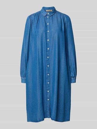 Smith & Soul Knielanges Hemdblusenkleid in Denim-Optik