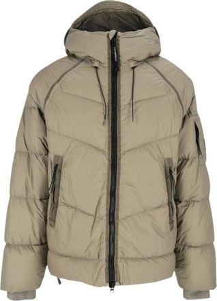 C.P. Company Kurze Daunenjacke aus Polyamid - - Jackets - Herren - Beige - L