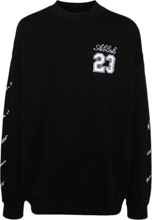 Off-white Herren, Sweatshirts & Hoodies, Schwarzk, MGröße