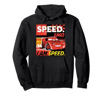 Pixar Disney and Pixars Cars I Am Speed Lightning McQueen Racing Pullover Hoodie