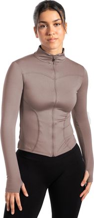 Smilodox Trainingsjacke Damen Indira, Shaped Fit Fleecejacke, Windbreaker Activwear Laufjacke, atmungsaktiv mit Daumenlöchern Sportjacke, Sweatjacke, Ideal für