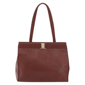 Ferragamo Vala tote Pre-owned - Femme - Pre-owned - Brun - Taille: ONE Size