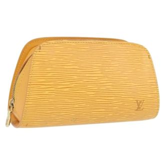 Louis Vuitton Pre-owned Vintage Leder Clutch - - Pre-owned - Damen - Gelb - ONE SIZE