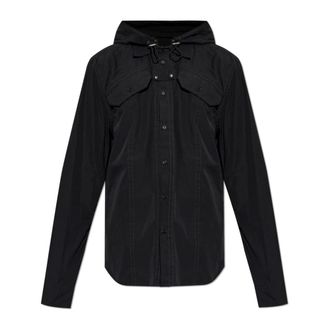 Off-white Hemd mit abnehmbarer Kapuze - - Shirts - Herren - Schwarzk - XL