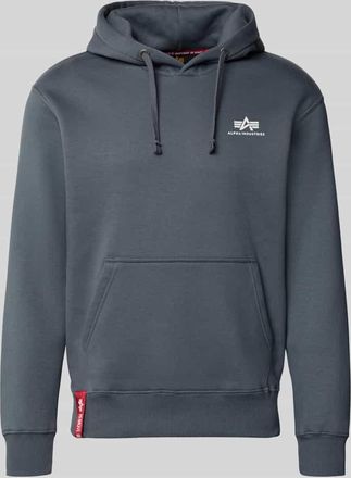 Alpha Industries Hoodie mit Label-Details