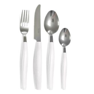 Amefa Pure Besteckset, 24-teilig, Cremefarben