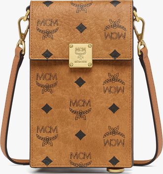 MCM Aren Smartphone-Portemonnaie in Visetos