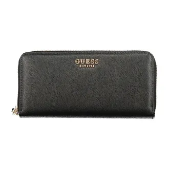 Guess Femme, Accessoires, Noir, Taille: ONE Size Amorette SLG Wallet