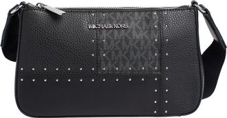 Michael Kors Femme, Sacs, Noir, Taille: ONE Size Sac bandoulière clouté avec rangement pour écouteurs