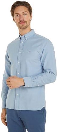 Tommy Hilfiger Chemise Homme Oxford Shirt Manches Longues, Bleu (Shirt Blue), XL