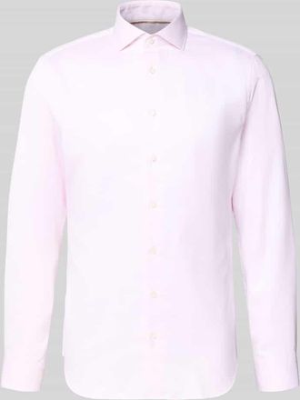 Jake*s Slim Fit Businesshemd aus reiner Baumwolle