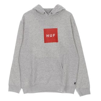HUF Logo Herren Hoodie Athletic Heather - - Sweatshirts & Hoodies - Herren - Grau - L